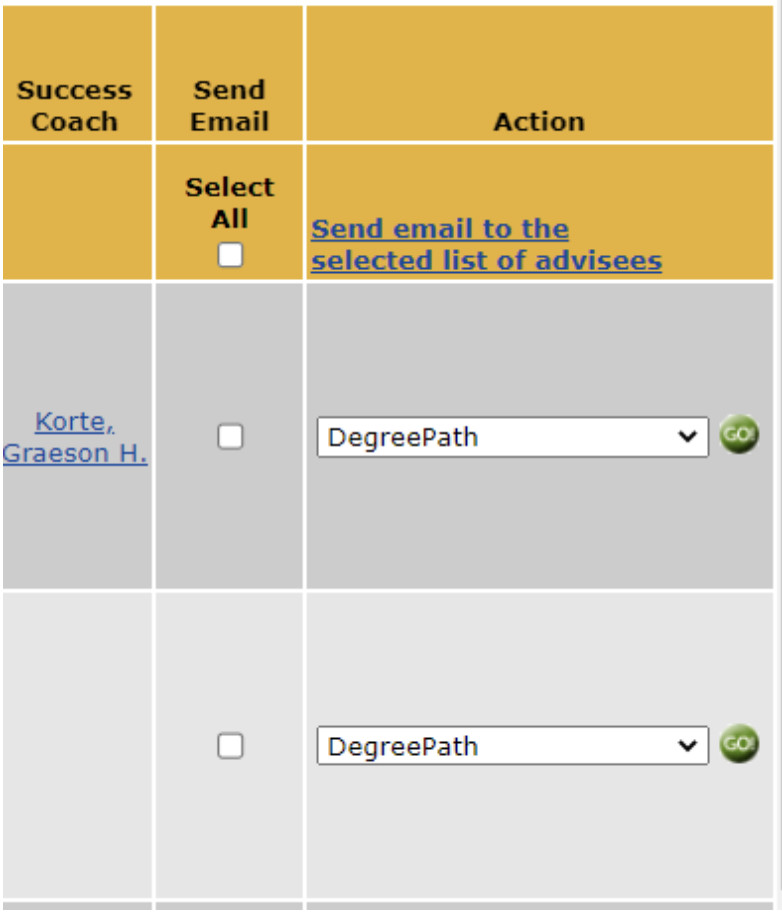 Success Coaches – Academic Advising