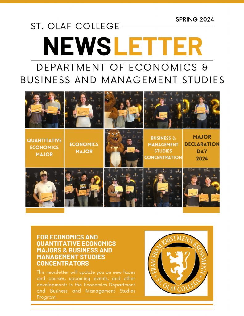 Newsletter – Economics