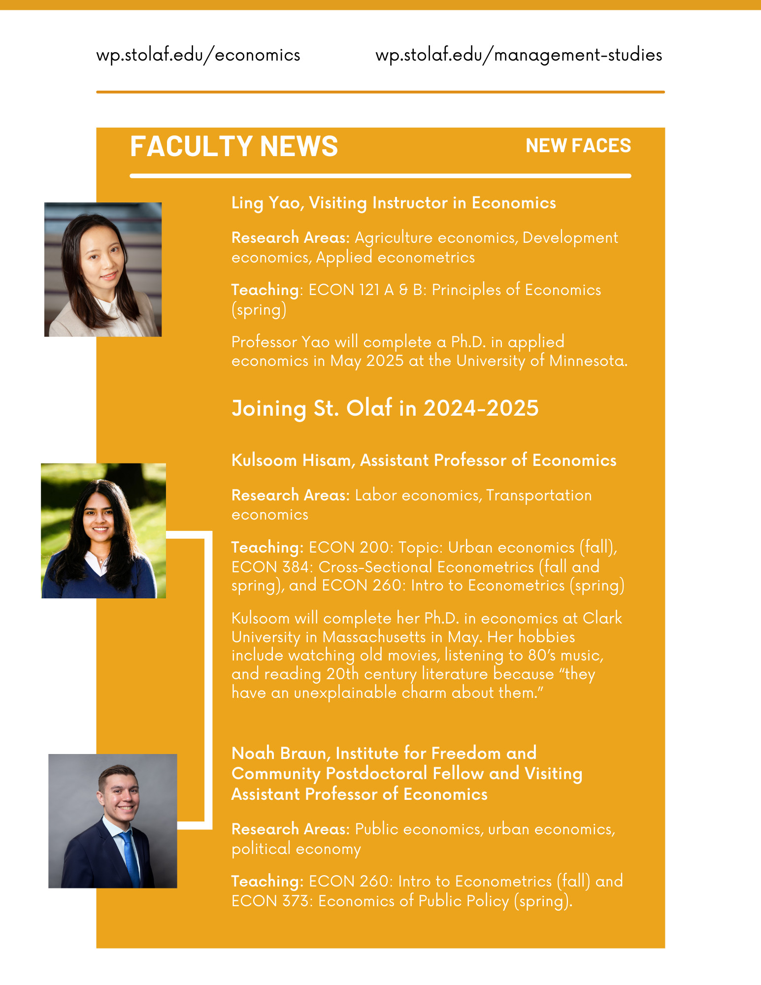 Newsletter – Economics
