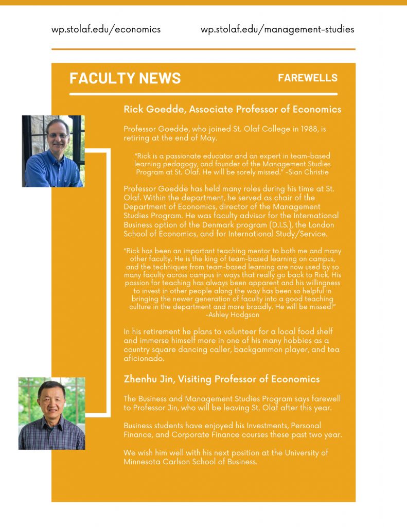 Newsletter – Economics